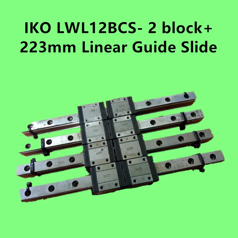 Iko Lwl12 Block, 12mm Linear Guide, Length 223mm Made In Japan Lm Guide ...
