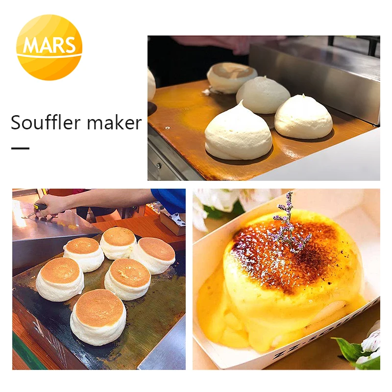 Taiwan Street Food Fluffy Souffle Pancakes Maker Iron Plate Souffle Pan ...