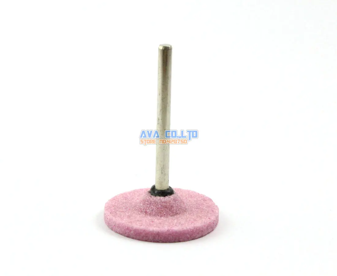 20 Pieces 25x3mm Mounted Point Pink Aluminum Oxide Abrasive Grinding ...