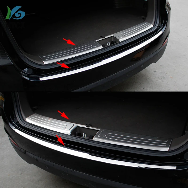 For Hyundai Ix35 2010-2014 2015 Car Rear Bumper Trunk Door Sill Boot ...