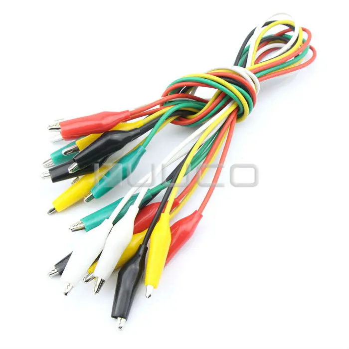 Double Ended Leads Test Clip Crocodile Alligator Jumper, Alligator Clip ... Double Ended Leads Test Clip Crocodile Alligator Jumper, Alligator Clip ...