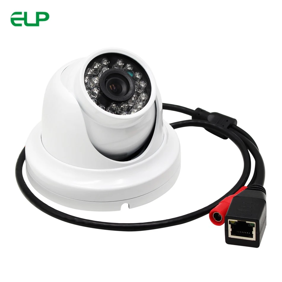 Cámara IP domo para vigilancia pública ELP 1,0 megapíxeles H.264 HD interior y exterior|outdoor ...