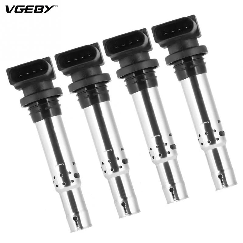 4pcs Ignition Coil for Audi A3 for VW Polo Tiguan Golf CC EOS Passat ...