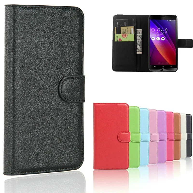 For Funda Asus Zenfone 2 Ze551ml Case Cover 5 5 Pu Leather Wallet