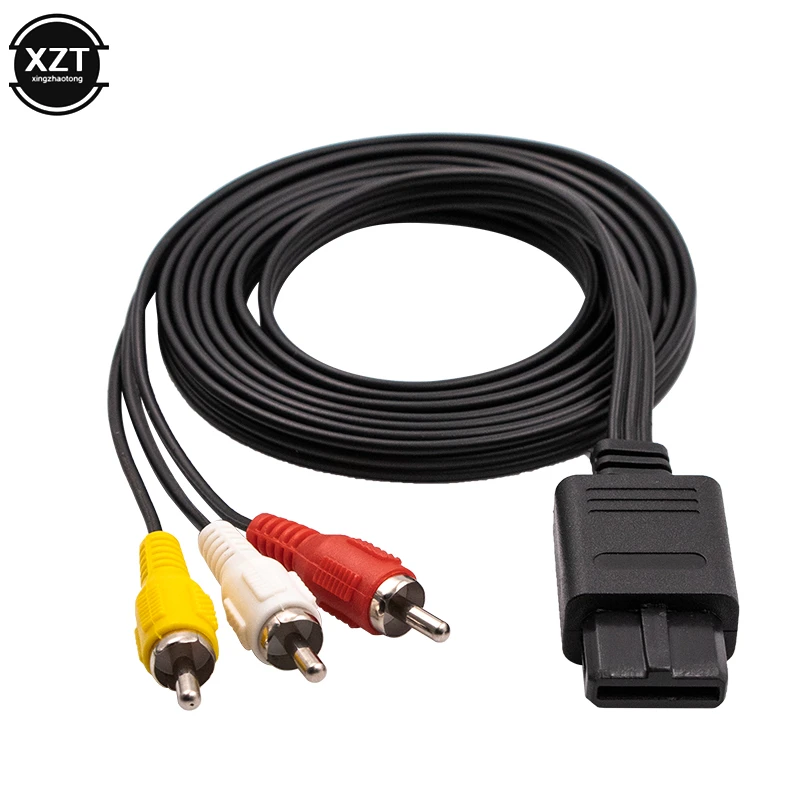 1.8m For Nintendo 64 Audio Tv Video Cord Av Cable To Rca For Super ...
