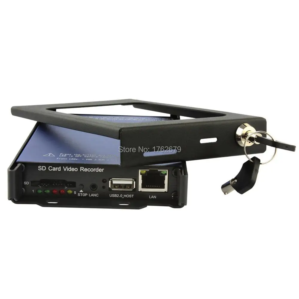 H.264 4CH SD Card Recording Mini Car DVR Recorder for Vehicles ...