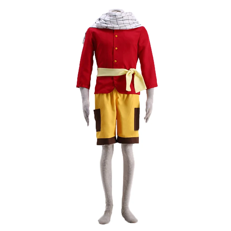 Custom Made Fairy Tail Natsu Cosplay Costume set with scarf|Anime ...