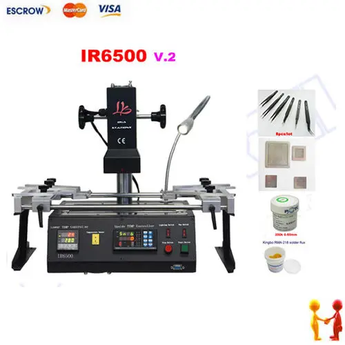 Freeshipping, IR BGA Rework Station IR6500 with 6 PCB jigs, upgraded from IR6000|jigs jig ...
