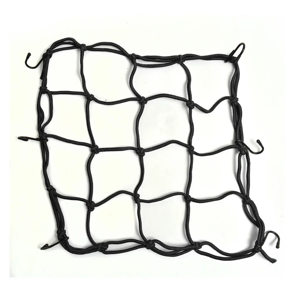Motorcycle 6 Hooks Cargo Net Hold Down Luggage Net Mesh Web Bungee Net ...