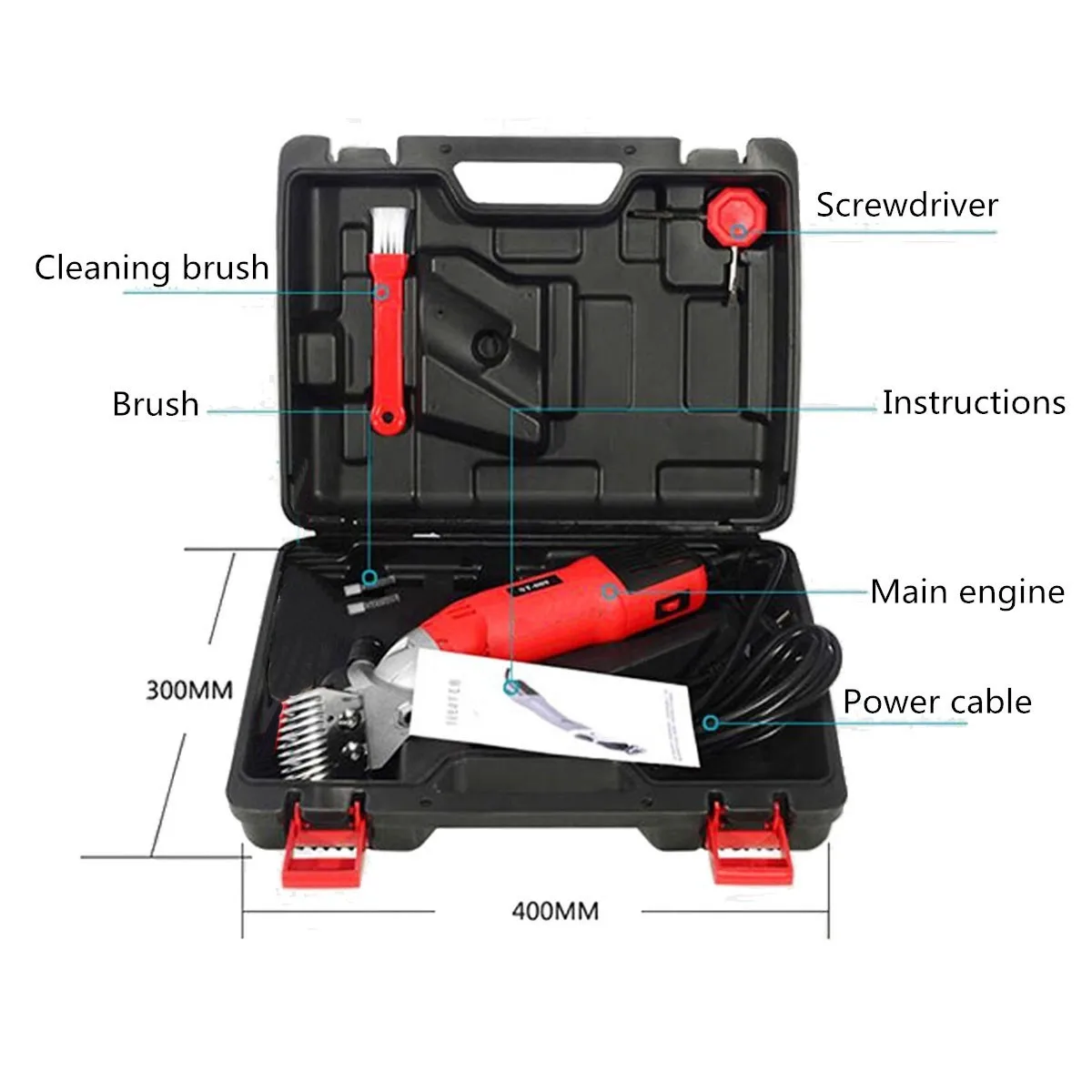 Electric Sheep Goats Shearing Clipper Shear Alpaca Farm Shears Tool ...