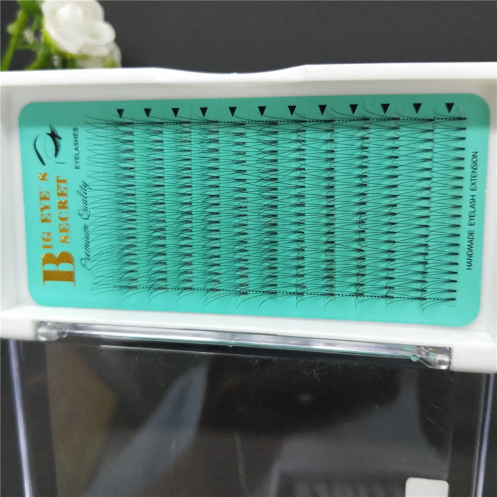 0.07 0.10mm 8 to 15mm Russian Volume 3D Premade Fans Eyelash Extensions ...