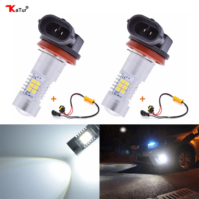 H11 H8 Fog Light Led Car Driving Daytime Running Lights 12V 10.5W with ...