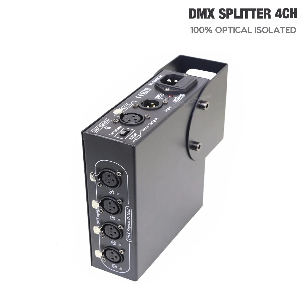 Aliexpress.com : Buy DHL Free Shipping Optical Isolated DMX Splitter 4 ...