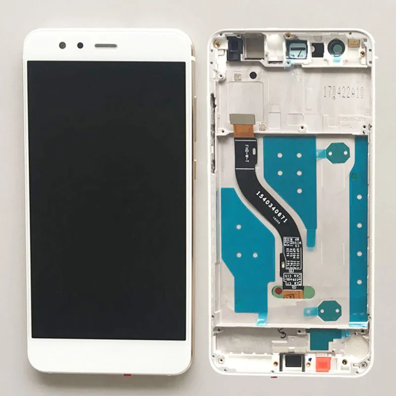 5.2"White Touch Screen Digitizer LCD Glass Display Assembly+Frame For ...