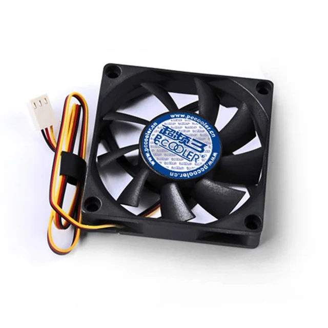 Pccooler 7cm computer case fan quiet ultra thin 15mm AMD cpu cooler fan ...