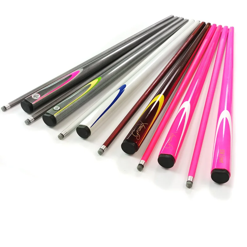 Professional-Billiards-Pool-Carbon-cues-colorful-1-2-snooker-billiard ...