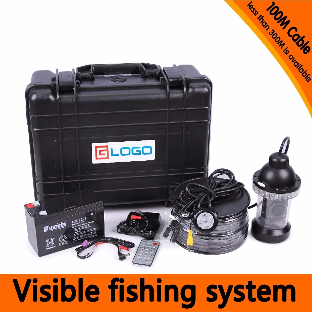 360 Degree Rotative Fishing Camera 600tvl 100m Underwater 7 Inch Av ...