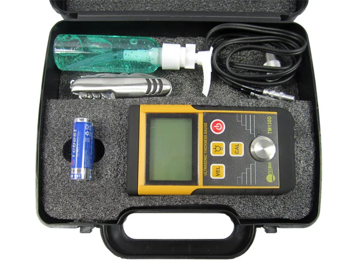 225mm Wall Thickness Gauge Tester Meter TM130D Digital Ultrasonic Meter ...