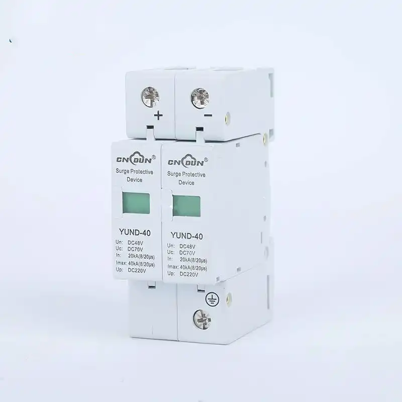 2P DC Surge Protector SPD 20KA 40KA DC 12V 24V 48V 60V 70V 110V 220V ...