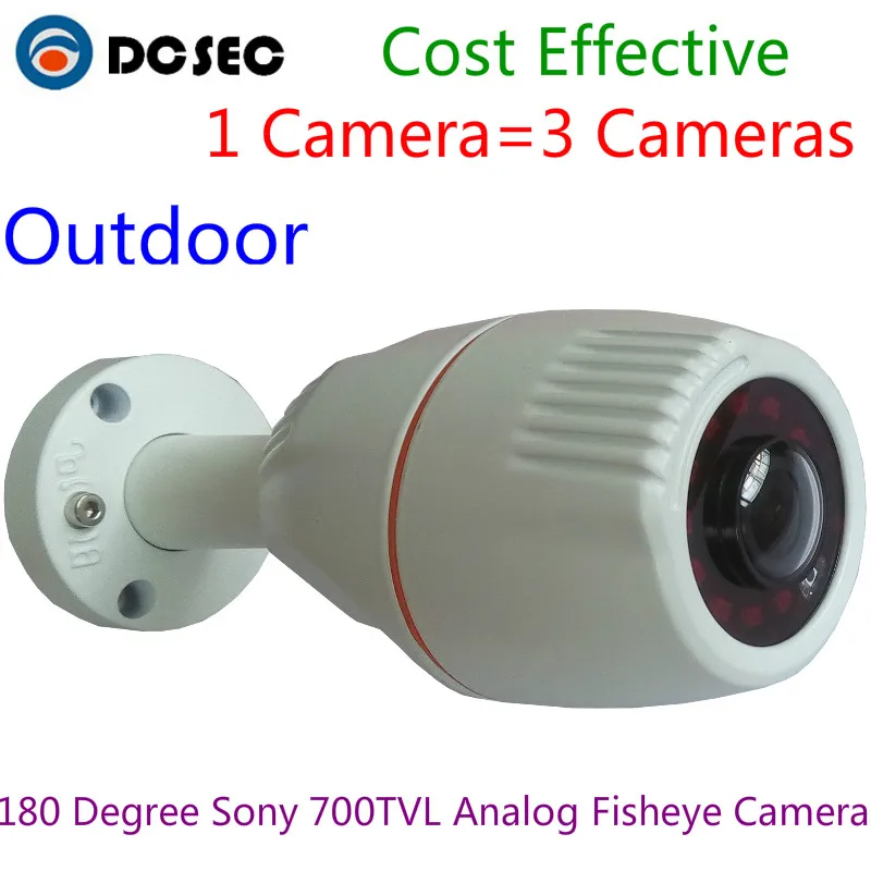 Sony 700TVL 180 degree Wide Angle Outdoor Water proof IP66 fisheye ...