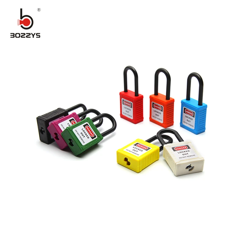 Engineering plastic insulation padlock safety lockout tag lock loto ...
