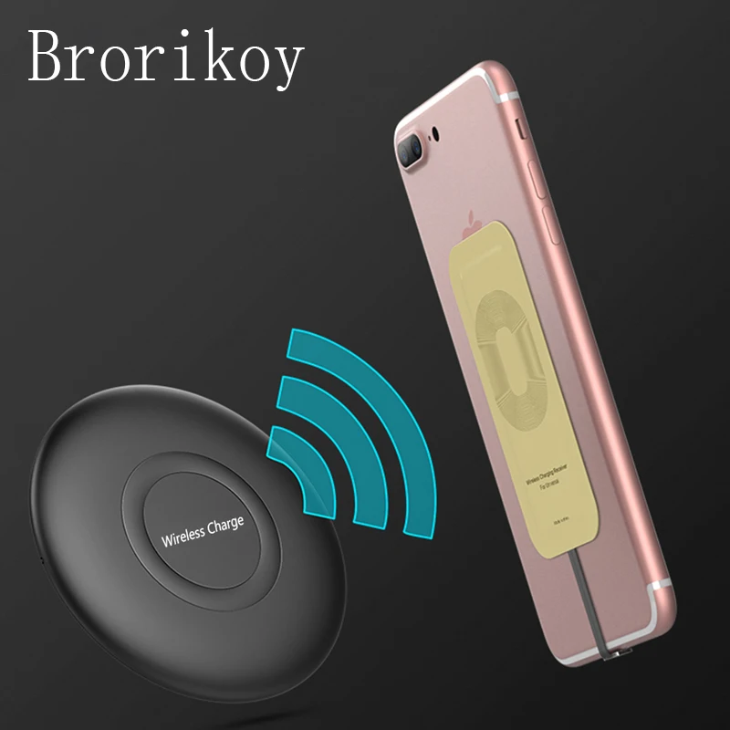 Wireless Charger Receiver for iPhone Xiaomi MiA1 Huawei USB Micro Type ...