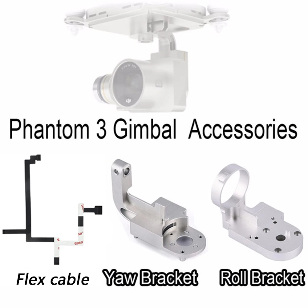 Repair Parts for DJI Phantom 3 Standard P3S Drone Yaw Roll Arm Gimbal ...