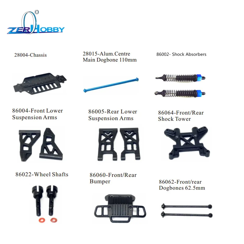 HSP RACING RC CAR REPLACEMENT SPARE PART OF 1/16 SCALE ELECTRIC OFF ...