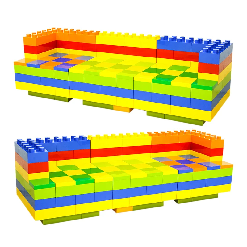 Extra Large Particles Building Blocks 4 Types Assembled Castle MOC DIY ...