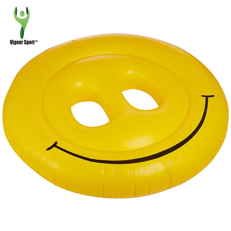 2016 Nouveau 63 pouce 1.6 M Géant Smiley Visage L'île Piscine Radeau ...