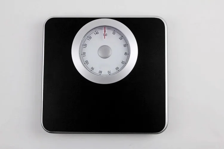 2018new promotion 150kg pattern needle black white bathroom scales ...