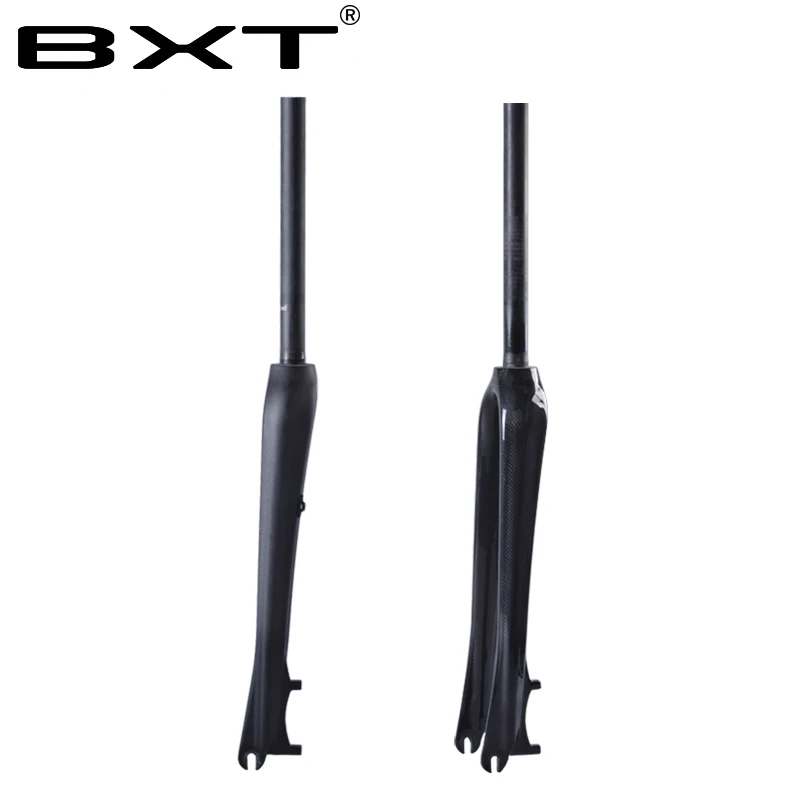 2018 full carbon mountain front fork 27.5er 26er straight Rigid bicycle ...