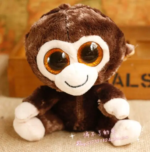 Original TY Sparkling Coconut Monkey Plush TY beanies Boos Doll Toys TY ...
