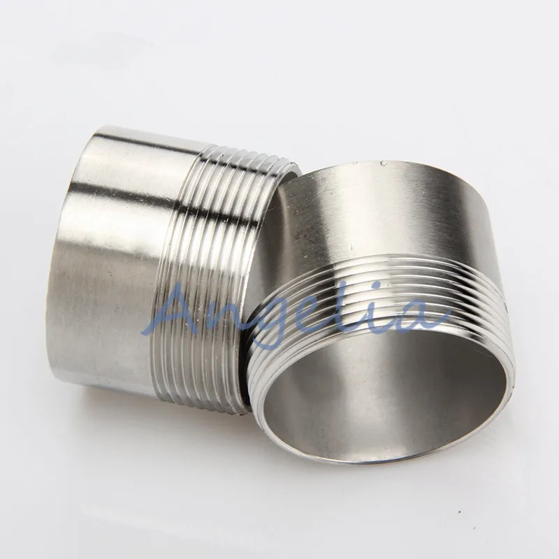 2" BSP DN50 stainless steel 304 Sanitary Male thread connector welded ...