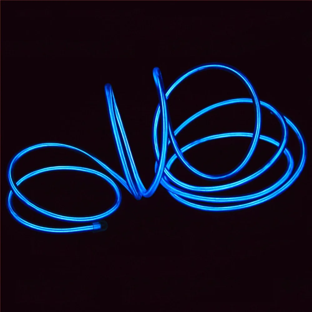 100 meters + ell wire, neon wire High Brightness EL Wire + 5.0mm-in LED ...