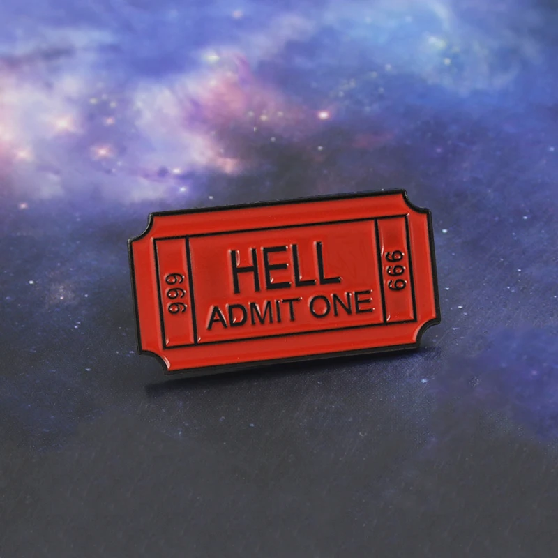 Hell-Admission-Red-Ticket-Brooch-HELL-ADMIT-ONE-Ticket-Number-666-999 ...