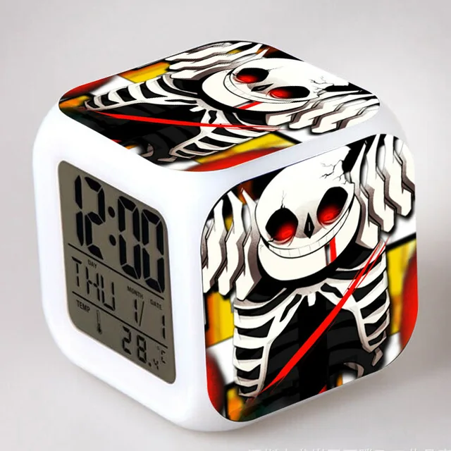 Aliexpress.com : Buy Anime Game Undertale Sans 7 Color Change Digital ...