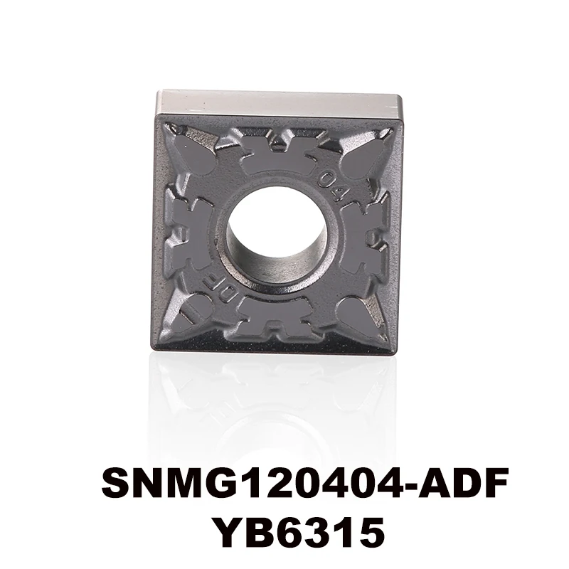 SNMG120404 ADF YB6315 P 형 소재 텅스텐 카바이드 선삭 인서트 CNC 공구 SNMG120404 SNMG ...