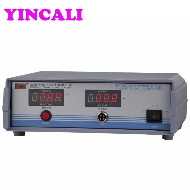 Digital Battery Internal Resistance Tester Meter RK200A Fast Test Speed ...