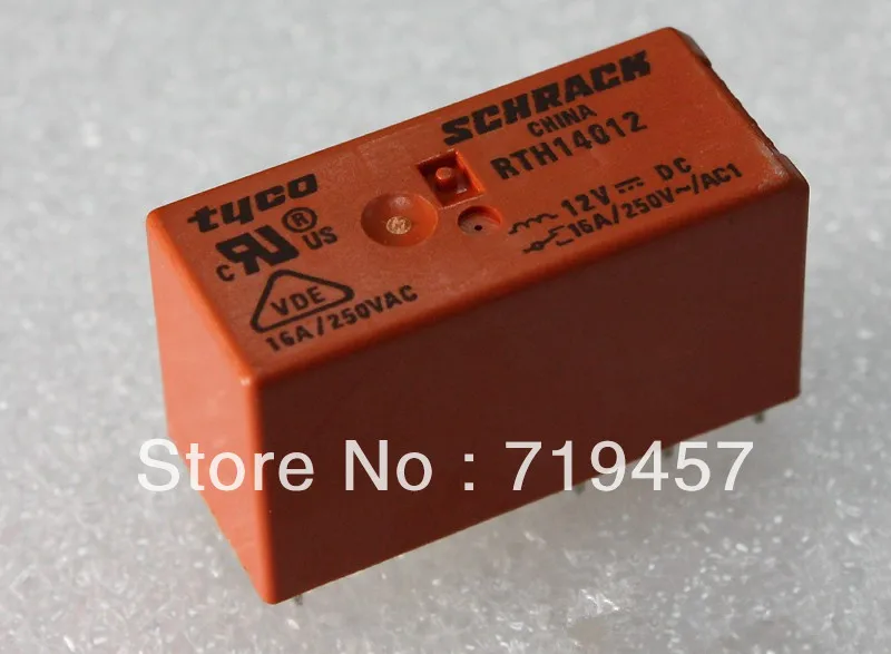 100 새로운 RTH14012 RELAY GEN 목적 SPDT 16A 12 볼트|spdt|spdt solid state ...