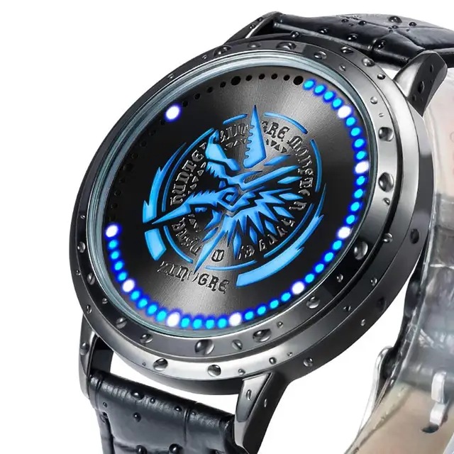 Monster Hunter MHX Uhr Rathalos Icon Stygian Zinogre sammler Edition LED Touch Screen Wasserdichte Uhren Armbanduhr AliExpress