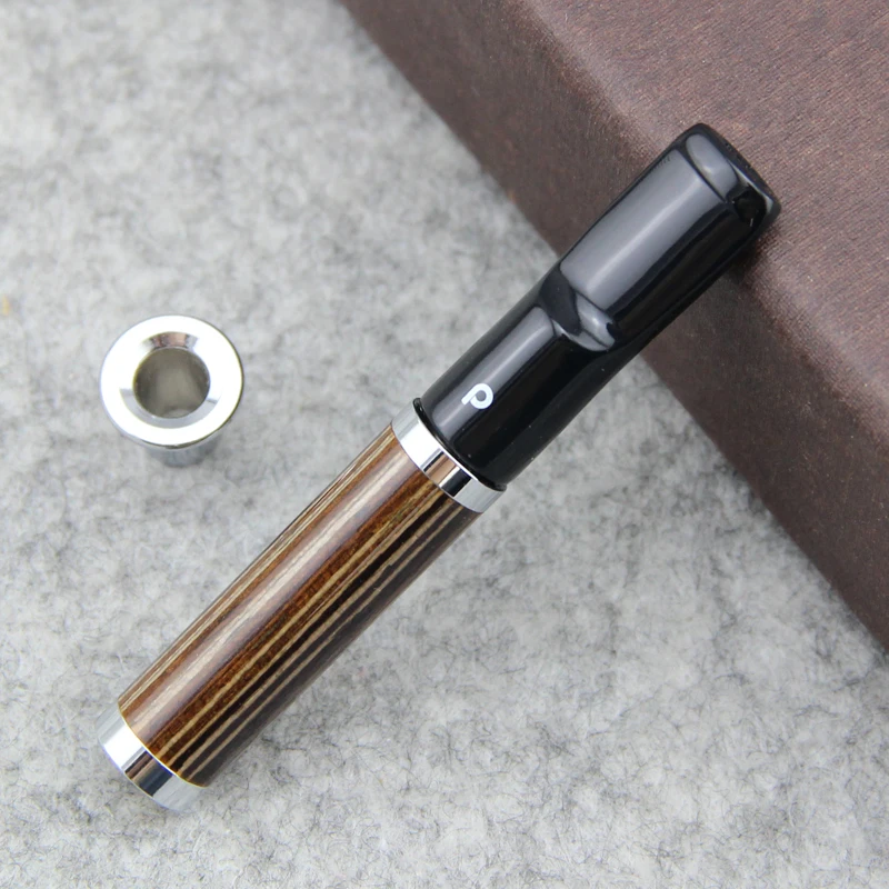 6MM Cigarette Holder Filter Wood Grain Tobacco Smoking Filter Core ...