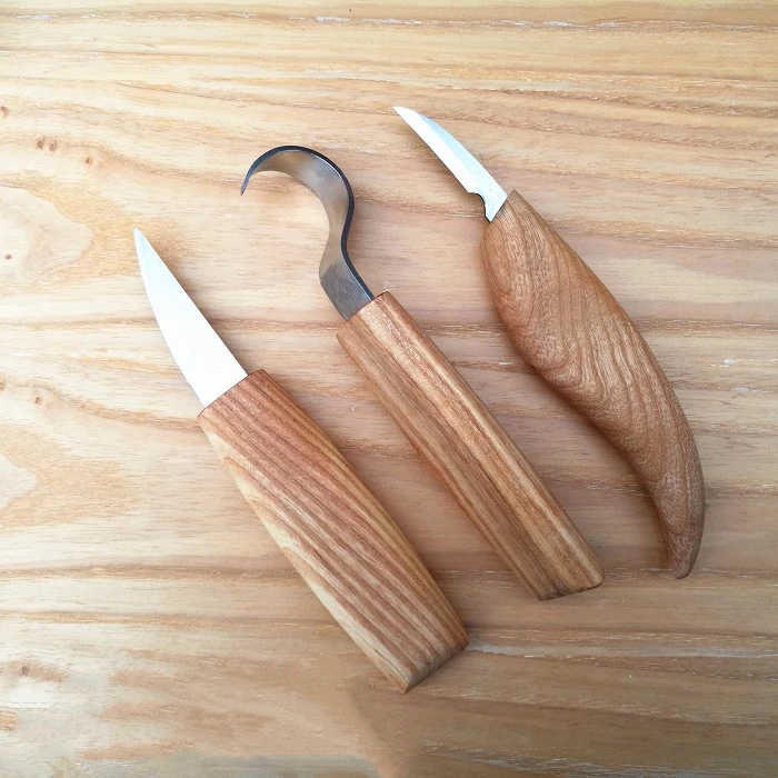 3pcs/set Stainless steel dig spoon knife wood dig cup cup arc hook ...