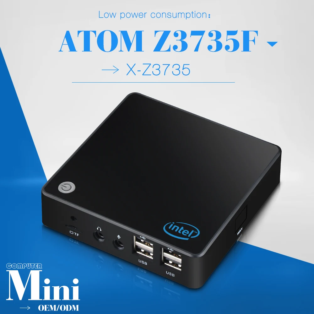 Computer Mini PC z3735f quad core 1.33GHz 2G RAM hard disk OPTION Mini ...