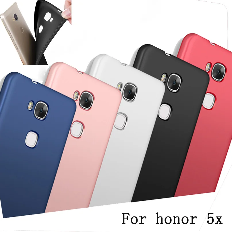Soft Tpu for Huawei Honor 5X Case 360 Full Protection Silicone Housing ...