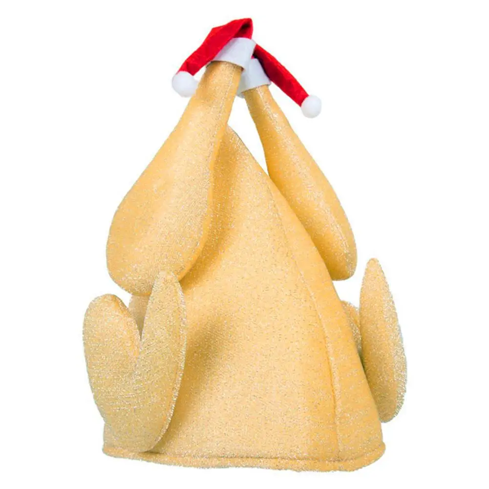 Christmas Hat Thanksgiving Day Funny Turkey Hat Christmas Thanksgiving Day Chicken Shape Party