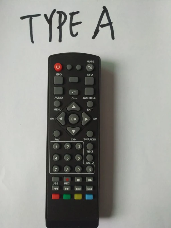 DVB-T2 Digital Tv Box Remote Control HUAYU Universal Remote Control for ...