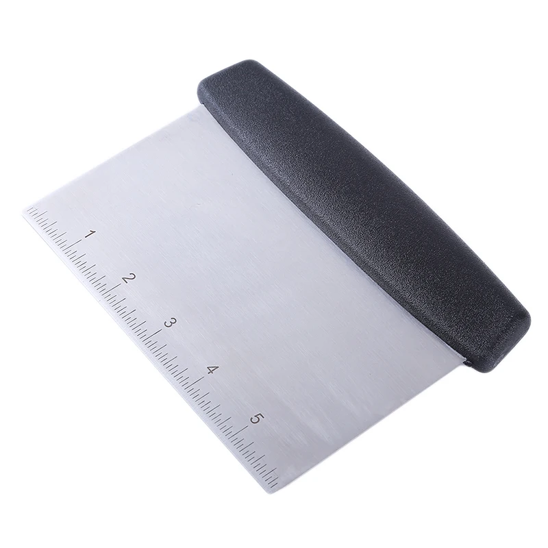 Bench Scraper Stainless Steel Dough Scraper & Pizza Cutter – Baking ...