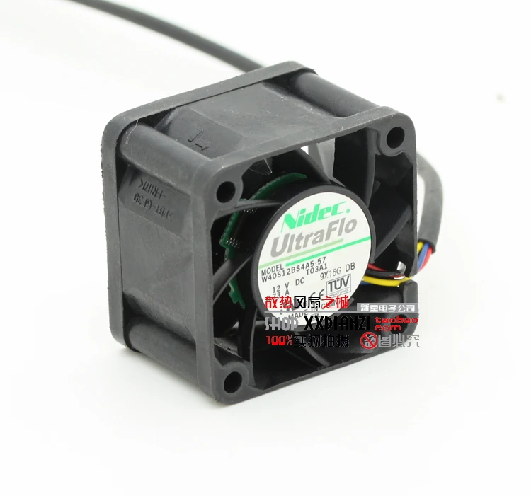 Free Delivery.W40S12BS4A5 57 4028 12V 0.73A 4cm server fan|Fans ...