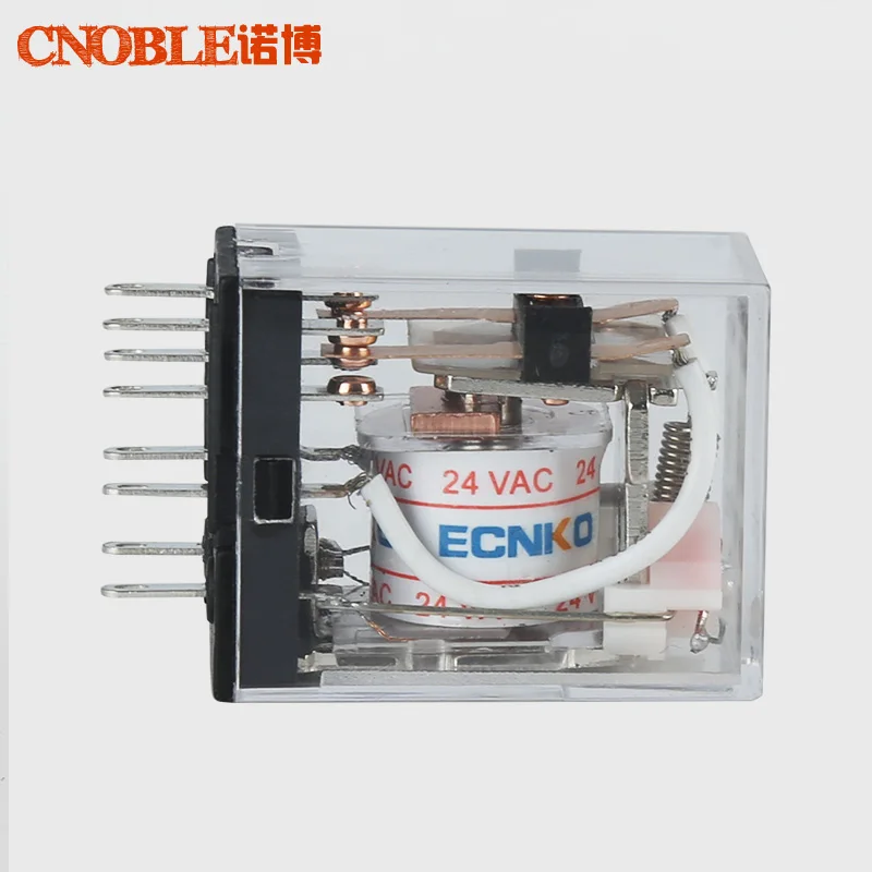 10pcs/Lot Coil Power Relay MY2NJ 220V AC Miniature Relay DPDT 2NO 2NC 8 ...